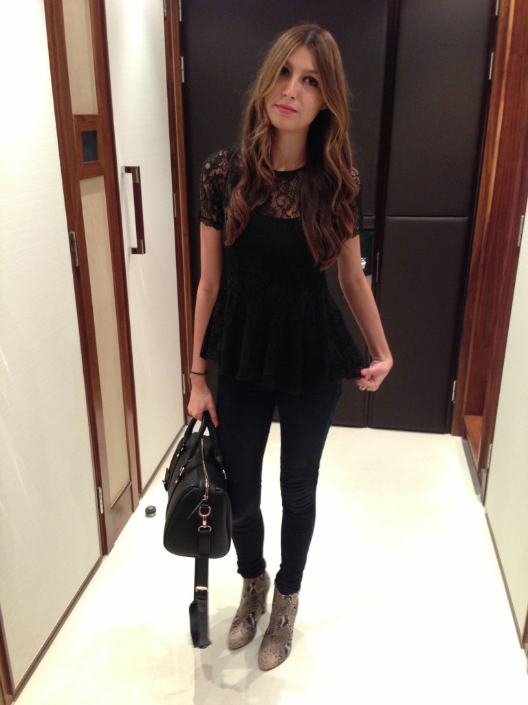 What I wore to Girls Aloud - Tijan Serena Loves